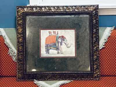Mary Beth Zeitz Himalayan Travel # II In Beautiful Carved Wooden Frame ...