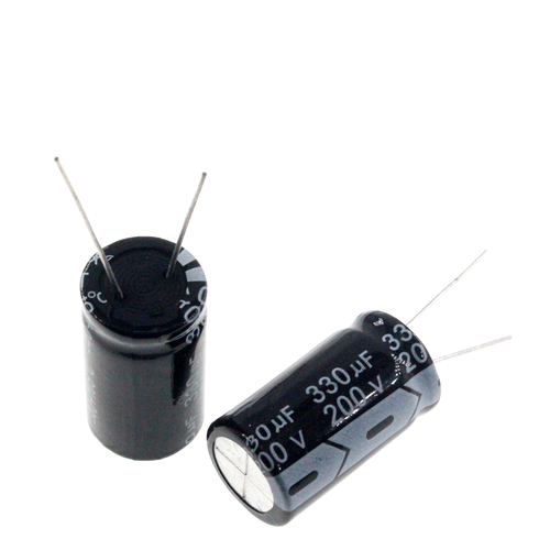 2pcs 330uF 200V 330MFD 18*35mm Aluminum Electrolytic Capacitor | eBay