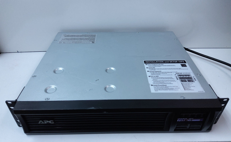 APC SMT750RM2U SMART-UPS 750VA, 120V, 500W, 6.25A MAX | eBay
