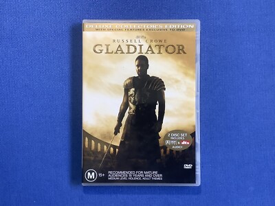 Gladiator-Deluxe Collectors Edition (DVD, 2000) Like New Region 4 ...