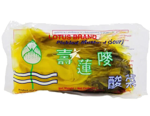 Lotus Brand Thai Pickled Mustard Green Sour Preserved Mustard 250g 咸酸菜 ...