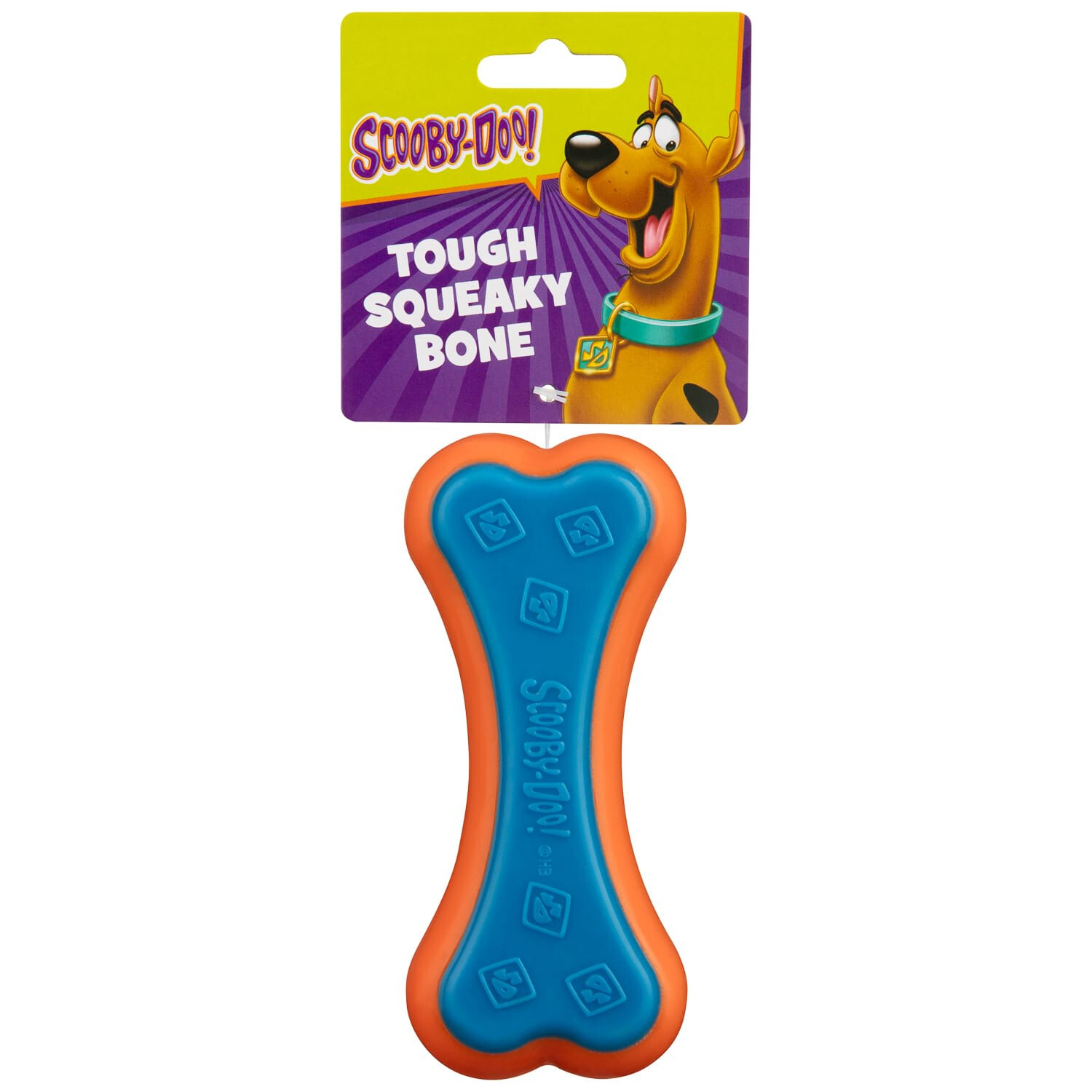 Scooby Doo Squeaky Bone Dog Toy Perfect For Chewing Chomping - Blue ...