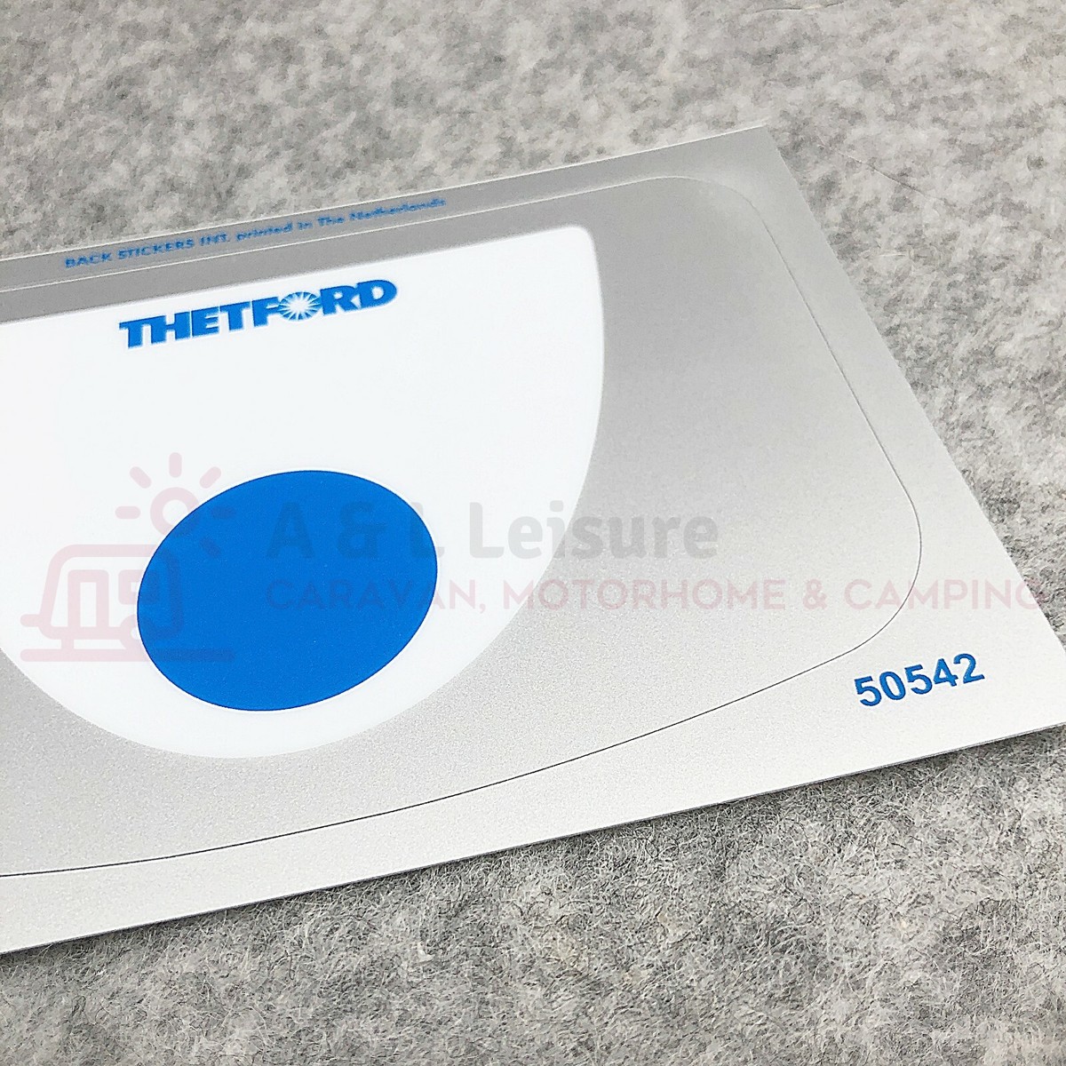 Wedding Overlays Thetford Control Panel Overlay Sticker For C250 ...