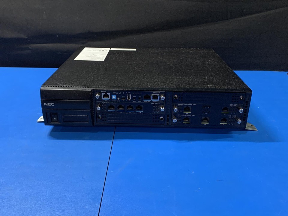 NEC SV9100 SV9300 6-Blade 2U Chassis CHS2UG-US W/ Modules See Details ...