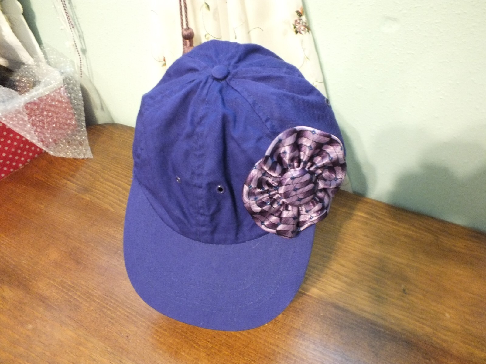 Beautiful Cap Hat Color Trend Deep Purple Handmade Re… - Gem