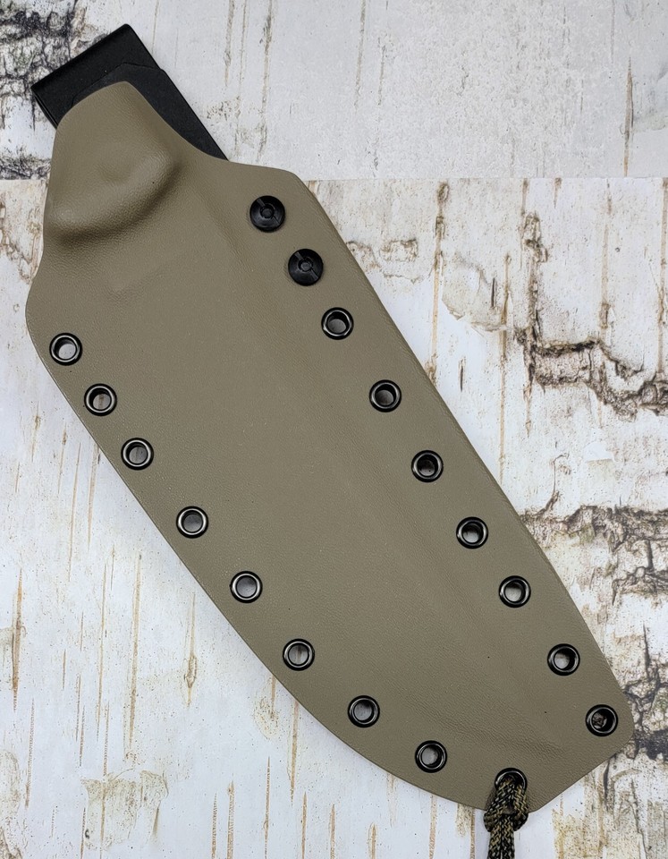 KYDEX SHEATH FOR BECKER BK5 MAGNUM CAMP KNIFE, HANDMADE, w DROP CLIP ...