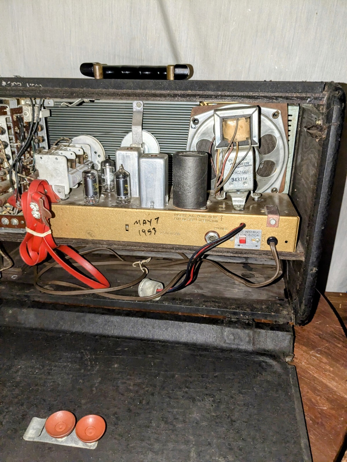 Zenith Trans-Oceanic Wave Magnet Vintage Portable Vacuum Tube Radio | eBay