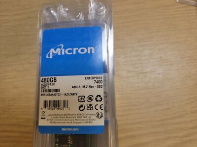 New Micron 7400 PRO 480GB M.2 2280 SSD NVMe Gen4 x4 MTFDKBA480TDZ ...