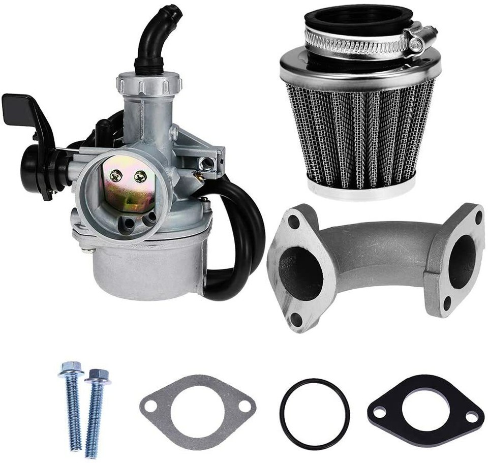 110cc 125cc Diablo Chopper PZ22 Carburetor, GASKET,INTAKE,AIR FILTER ...