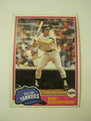 1981 Topps #383 Eric Soderholm Baseball Card (CS-56) | eBay