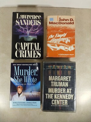 Hardcover Mystery Lot Of 4 MacDonald, Sanders, Fletcher, Truman K17 | eBay
