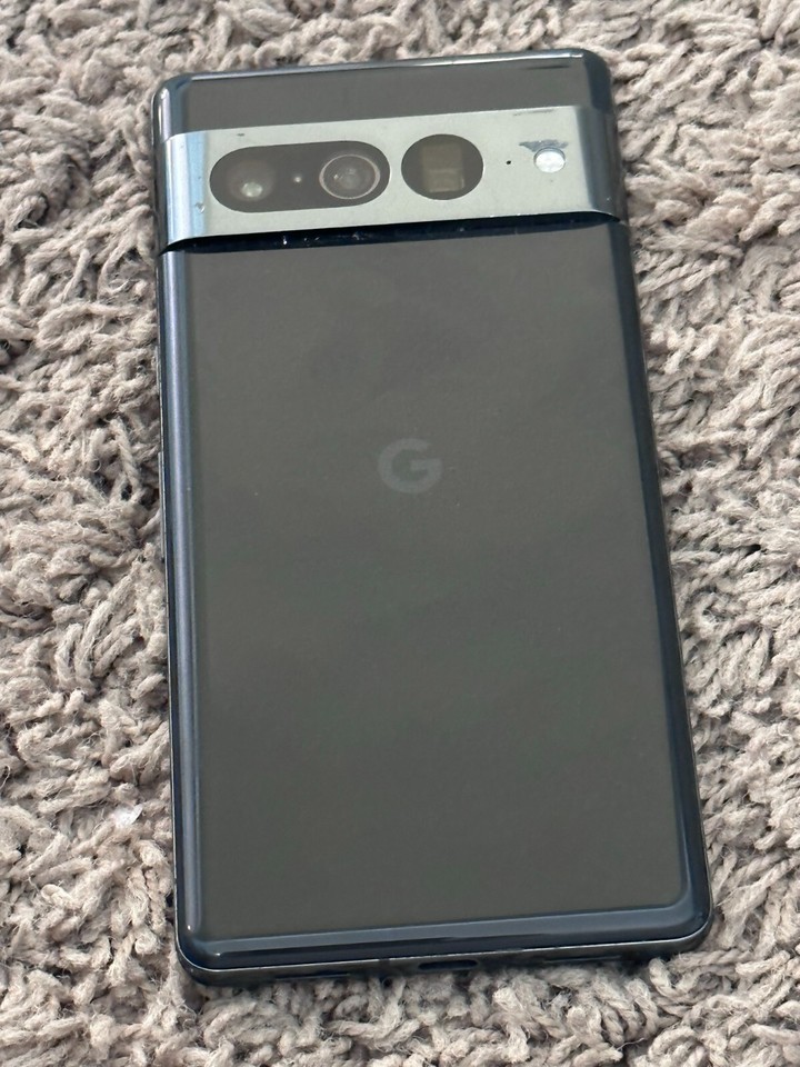 GOOGLE Pixel 7 PRO Cell Phone 128gb Spectrum Obsidian Black Good! | eBay