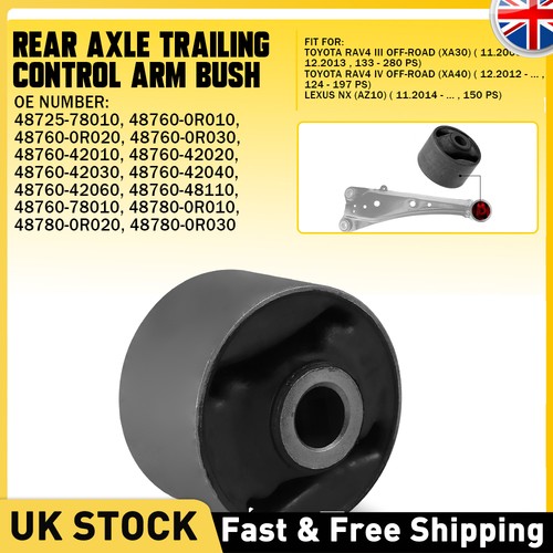 1PCS For Toyota Rav4 (2012-2018) Rear Axle Trailing Control Arm Bush ...