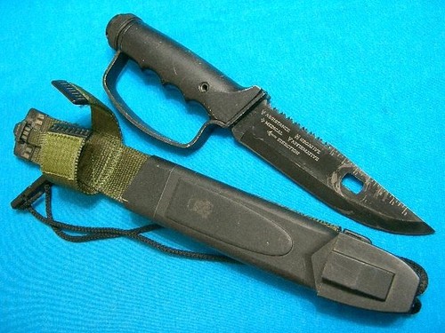 VINTAGE MARTO BREWER SPAIN COMMANDO combat SURVIVAL BOWIE KNIFE SET ...