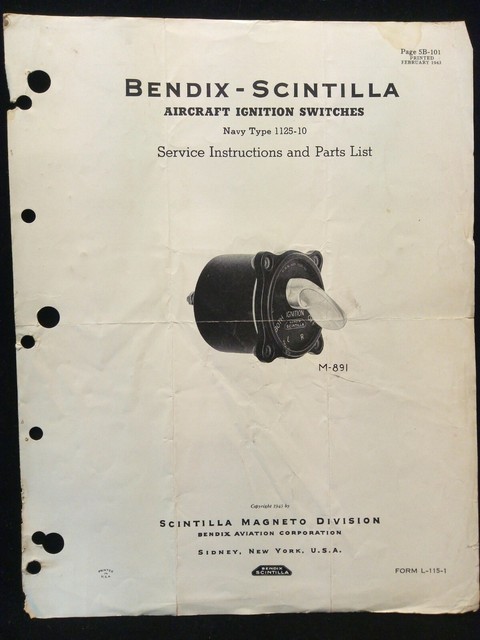 Bendix Scintilla Magneto Timing Manual - passalegal