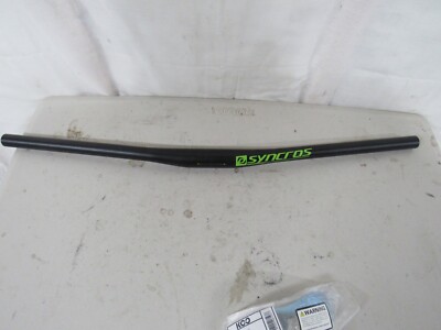 Syncros Alloy Flat Bar 700mm 31.8 Black/Green Handlebar Bars | eBay