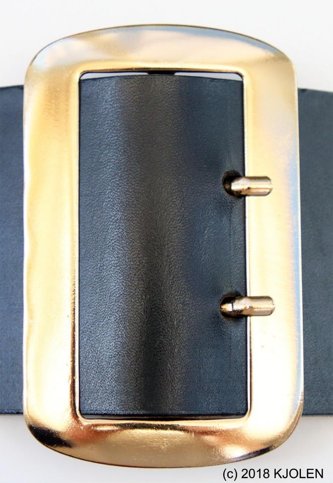 SANTA CLAUS 3" GOLD SILVER SINGLE DOUBLE TRIPLE PRONG BUCKLE FOR ...