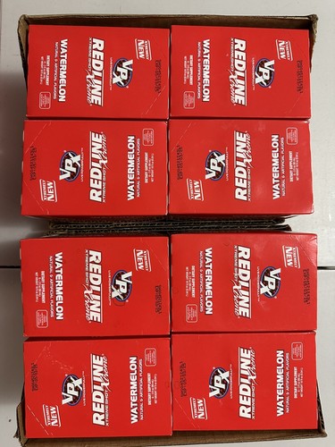 2 CASES - VPX Redline Xtreme Energy Shot WATERMELON 48 Bottles 3 Oz Exp ...