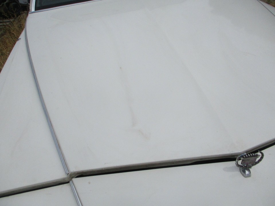 1990-1992 Cadillac Brougham 4DR Hood Panel Front | Genuine OEM | White