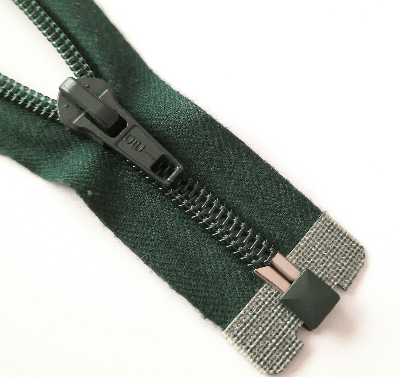 Reißverschluss DUNKELGRÜN teilbar Größe 5 OPTI Zipper Cremallera ...