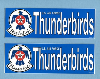 Sticker Set USAF THUNDERBIRDS DEMONSTRATION TEAM Squadron Patch Image | eBay