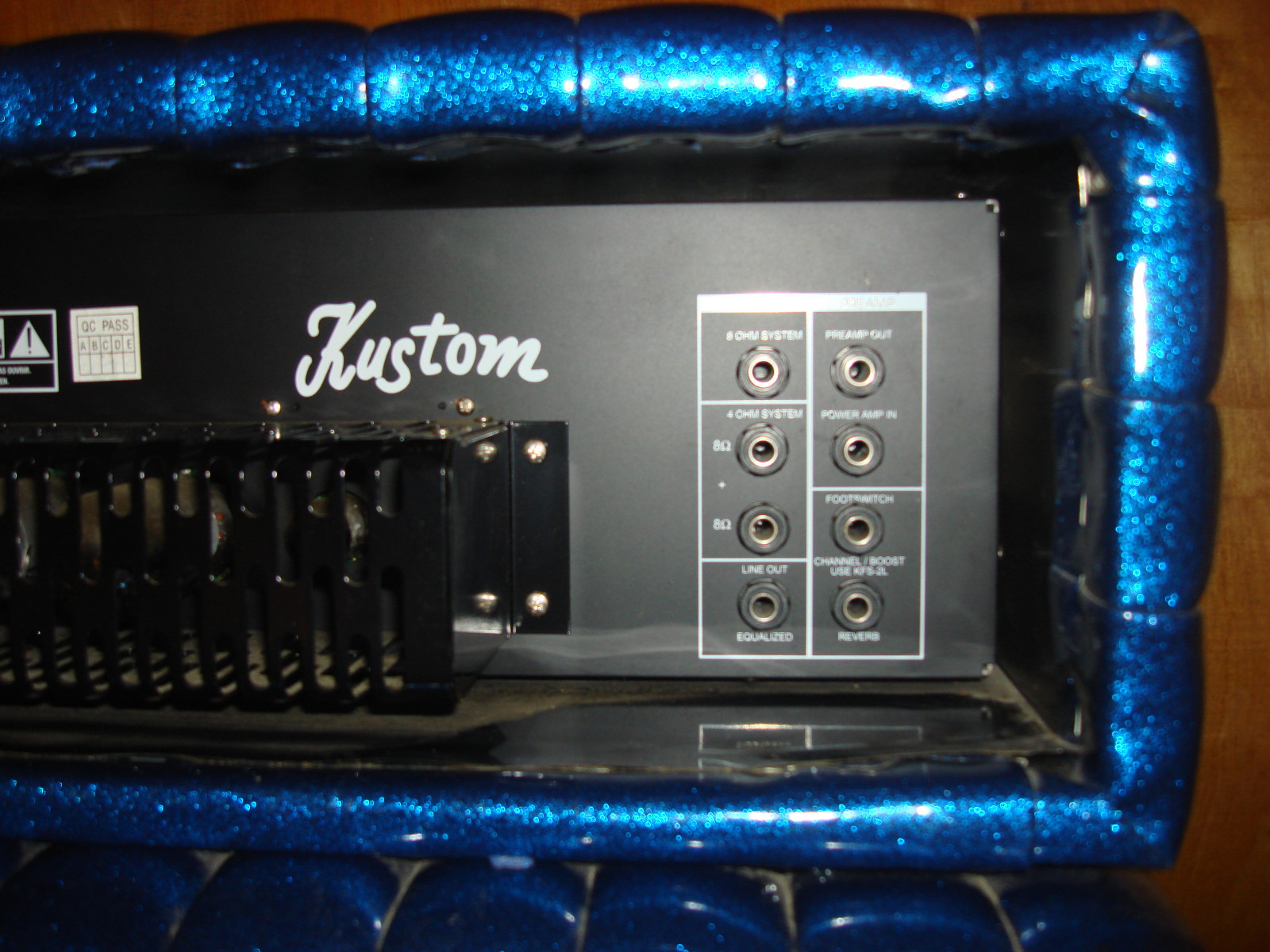 KUSTOM TRT-100 AMPLIFIER - BLUE SPARKLE | eBay