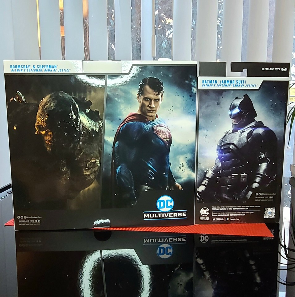 McFarlane DC Multiverse BvS Dawn of Justice Figures & Doomsday v ...