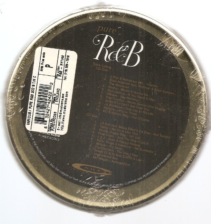 Pure R&B 'S Tin Can new sealed 2X CD 2 pac notorious big dave hollister ...