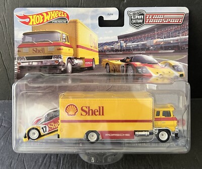 Hot Wheels Premium Team Transport #45 Porsche 962 Sakura Sprinter Shell ...