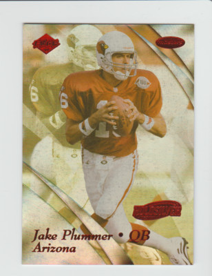1999 Collector's Edge Masters Red #6 Jake Plummer card, Arizona ...