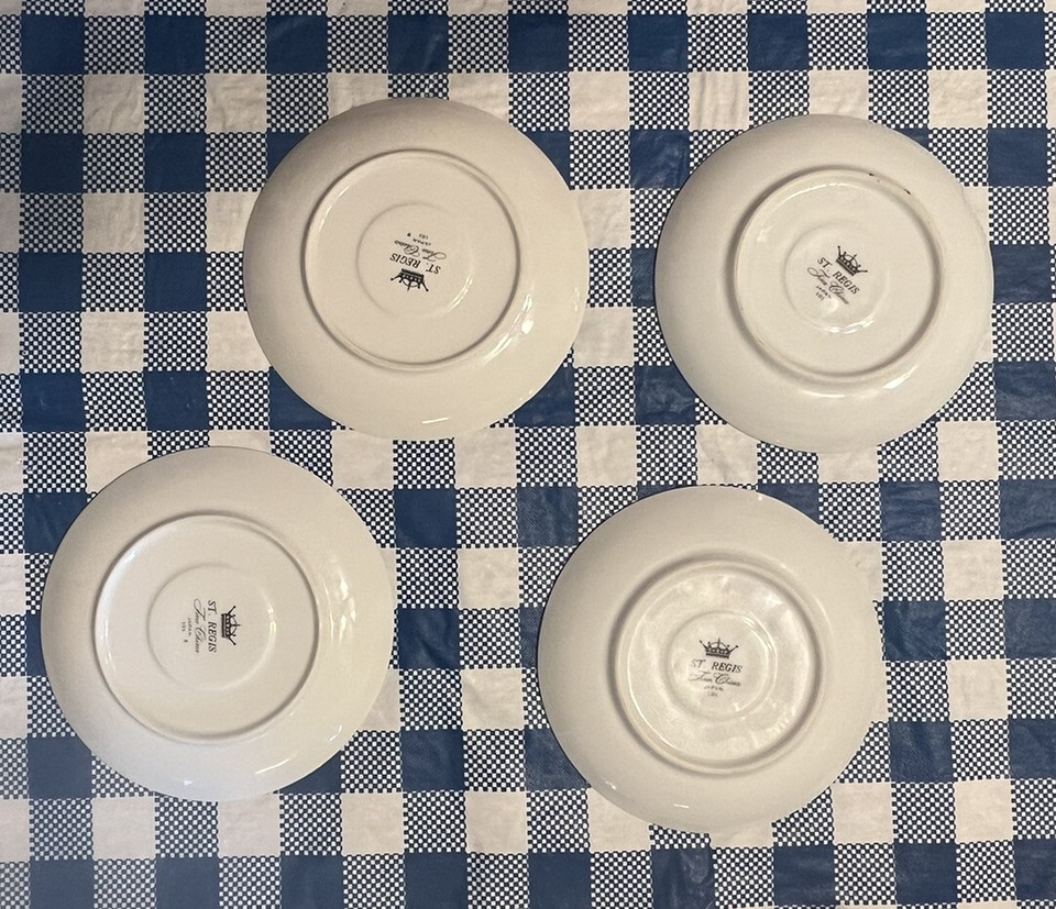 St. Regis Fine China Japan Style 101 Saucer Plates, Set If 4. EUC. | eBay