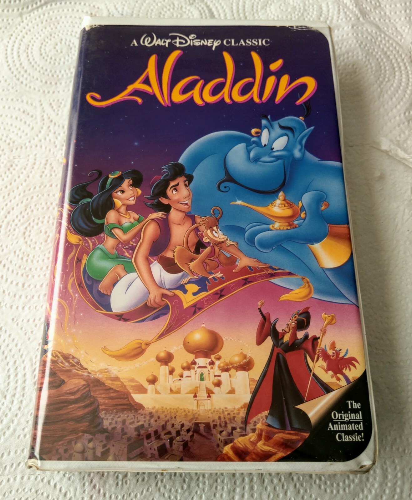 Disney Aladdin (VHS, 1993) Black Diamond Classic Collectible ISBN 1 ...