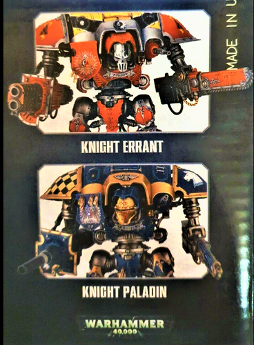 40K Imperial Knight Paladin or Errant Questoris NO Box NO Sheet Chaos ...