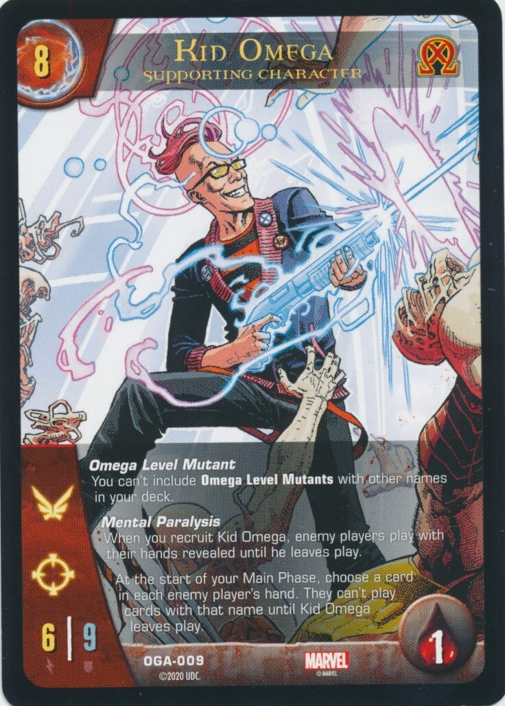 OGA-009 KID OMEGA Upper Deck Marvel VS System OMEGA LEVEL THE OMEGAS X ...