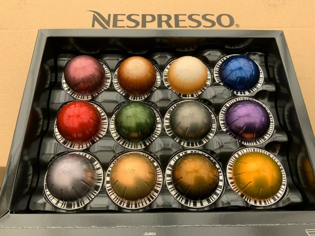 Nespresso Vertuo Vertuoline Variety Sampler Pack 12 Capsules Pods - NO ...