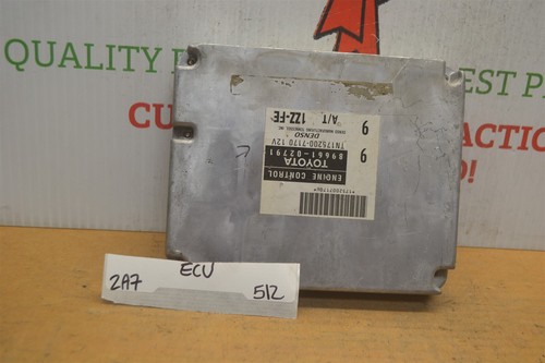 2001-2002 Toyota Corolla Engine Control Unit 8966102791 ECU Module 512 ...