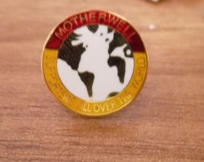 MOTHERWELL FC SUPPORTERS ALL OVER THE WORLD BADGE | eBay