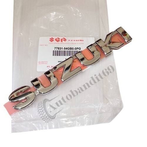 SUZUKI EMBLEM CHROME LOGO SWIFT TAIL GATE GENUINE SIZE Genuine 77831 ...