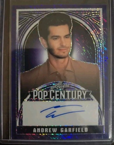 2024 Leaf Pop Century Andrew Garfield Autograph Purple /4 SSP Marvel ...