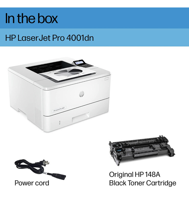 HP LaserJet Pro 4001dn Printer Brand New Sealed | eBay