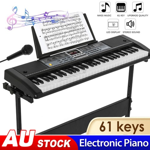 61 Keys Key Bluetooth Folding Digital Piano Keyboard With Holder Stand ...