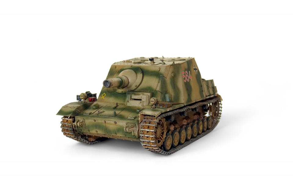 PRO-Built 1-35_Sd.Kfz. 166 Sturm Pz. IV Brummbar - Early_Dragon | eBay