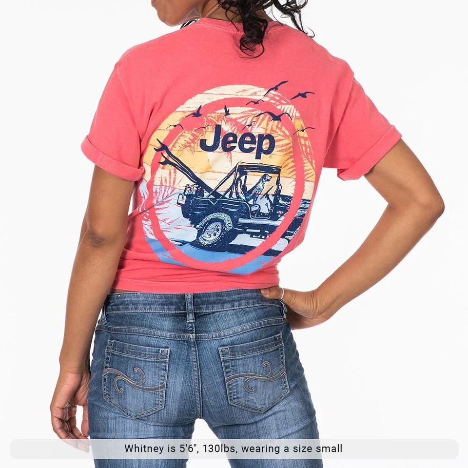 Jeep Shirt Sun Circle T-Shirt Available in S / M / XL Comfort colors ...