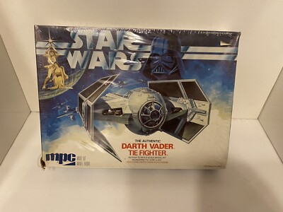 MPC Star Wars 1977 Darth Vader TIE Fighter Model Kit Minor Box Damage ...