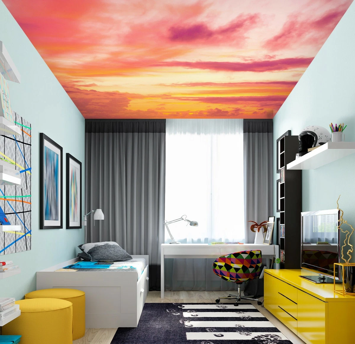 Cloud Decals For Ceiling | Shelly Lighting