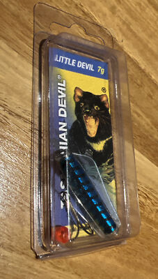Tasmanian Devil Winged Devil Fishing Lure 7g Number 42 Blue Peril ...