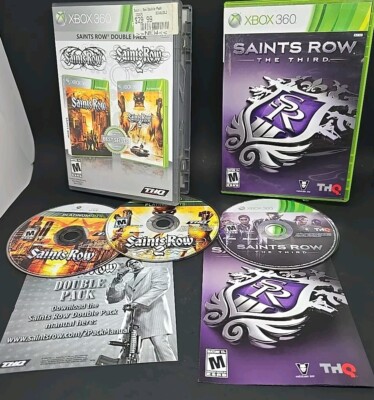 Saints Row 1 2 3 The Third Bundle Lot Xbox 360 Trilogy | eBay