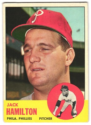 Jack Hamilton Topps 1963 ML Baseball Trading Card # 132 | eBay