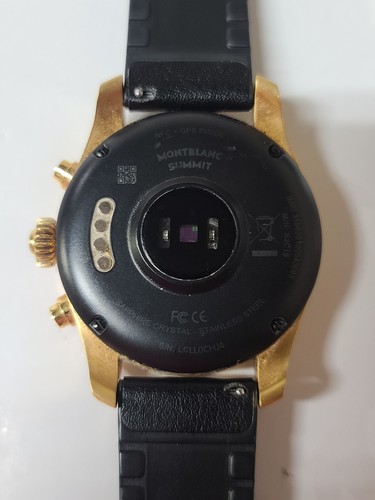 Mont Blanc Summit 2 Plus Smart Watch S2C19, Gold,42mm,Good :BN368 | eBay