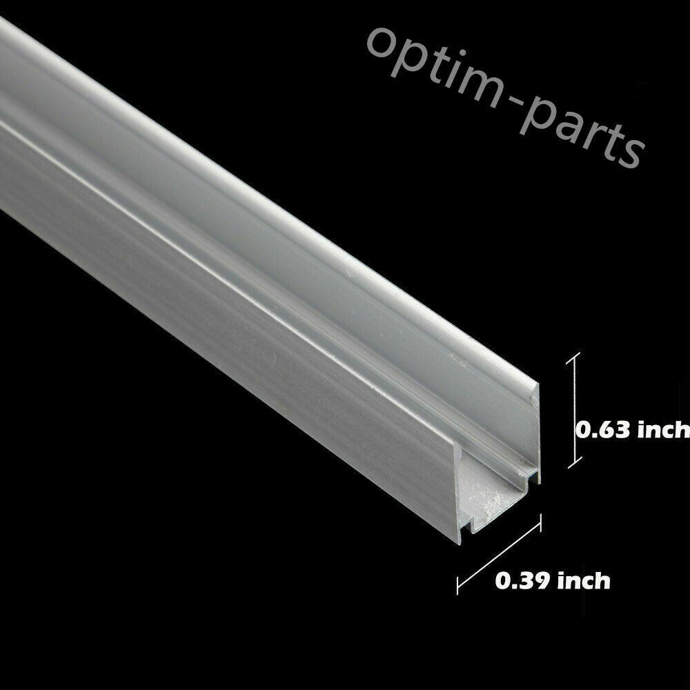 Rope Light Channel Track 1/2" Rope Light Clear Channel By AQL